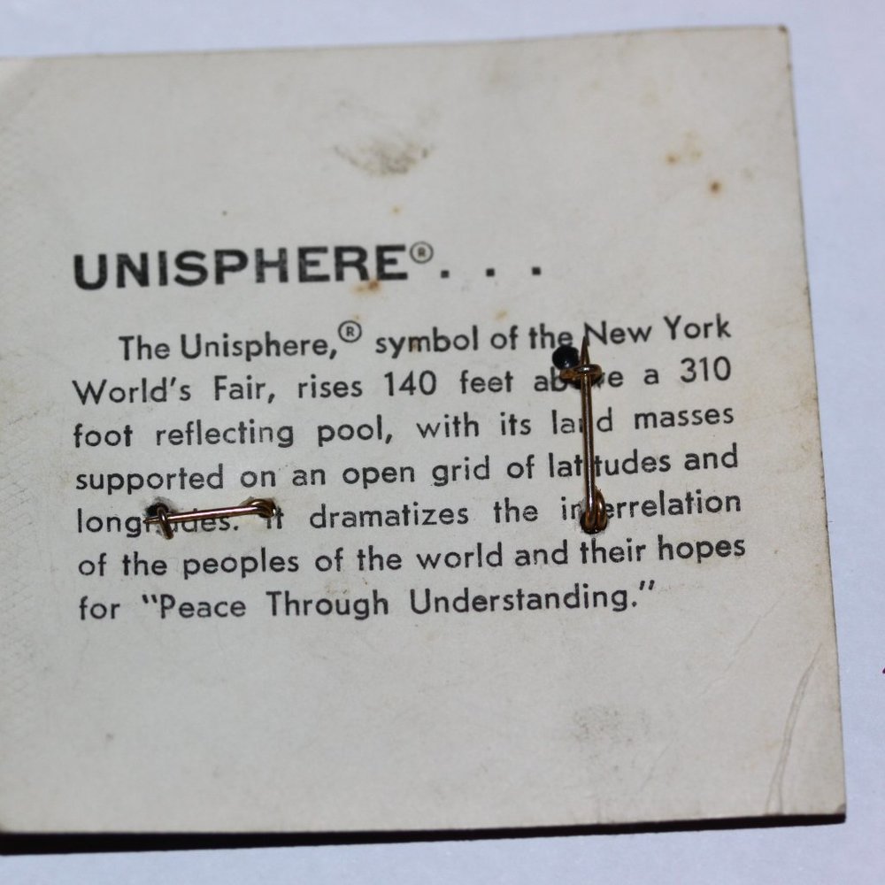 1964 1965 New York World’s Fair Unisphere Souvenir Pi… - Gem